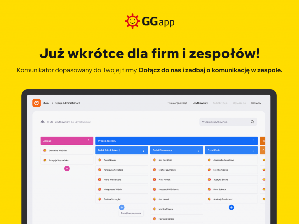 Rozpoczynamy testy GGapp dla firm i zespołów! - GG Blog
