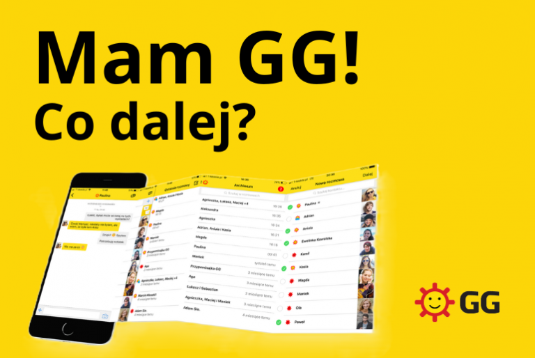 Mam GG! Co dalej? - GG Blog